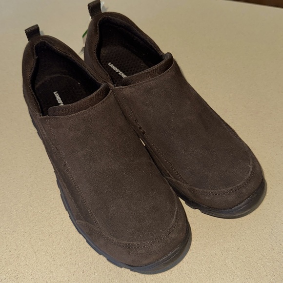 Lands' End | Shoes | Nwt Ladies Lands End All Weather Suede Moc Slip On ...